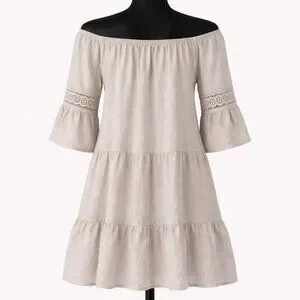 Terzo Millennio | Dresses | Terzo Millennio Italy 0 Linen Crochet ...